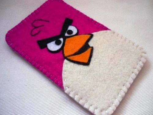 Angry Birds Felt Gadget Case for iPhone and iPod Touch | Gadgetsin