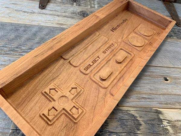 Handmade Nintendo NES Controller Wooden Valet Tray with Optional ...