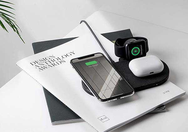 Native Union Drop XL Wireless Charging Pad with Detachable Apple Watch ...