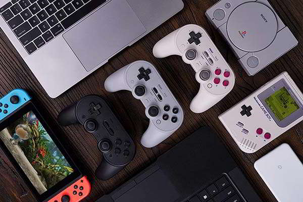 8Bitdo Pro 2 Bluetooth Gamepad for Switch, PC, macOS, Android, and ...